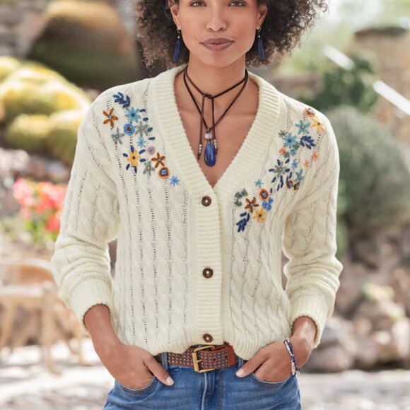 Sundance | Sweaters | Nwt Sundance Embroidered Cardiigan | Poshmark